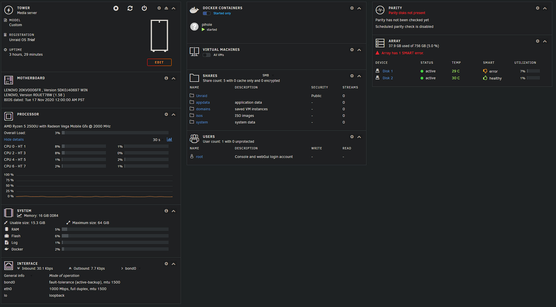 Installation Unraid - ldugrain
